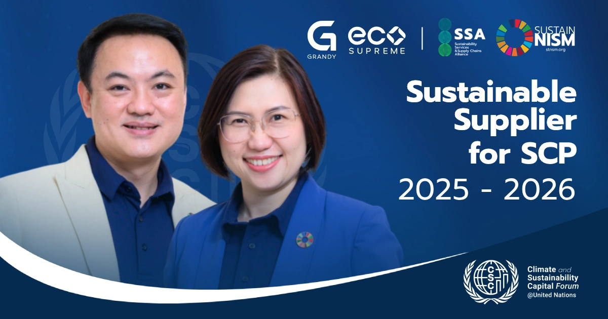 CSCAP – SSA Supplier Recognition: Grandy (Eco Supreme) - Sustainism